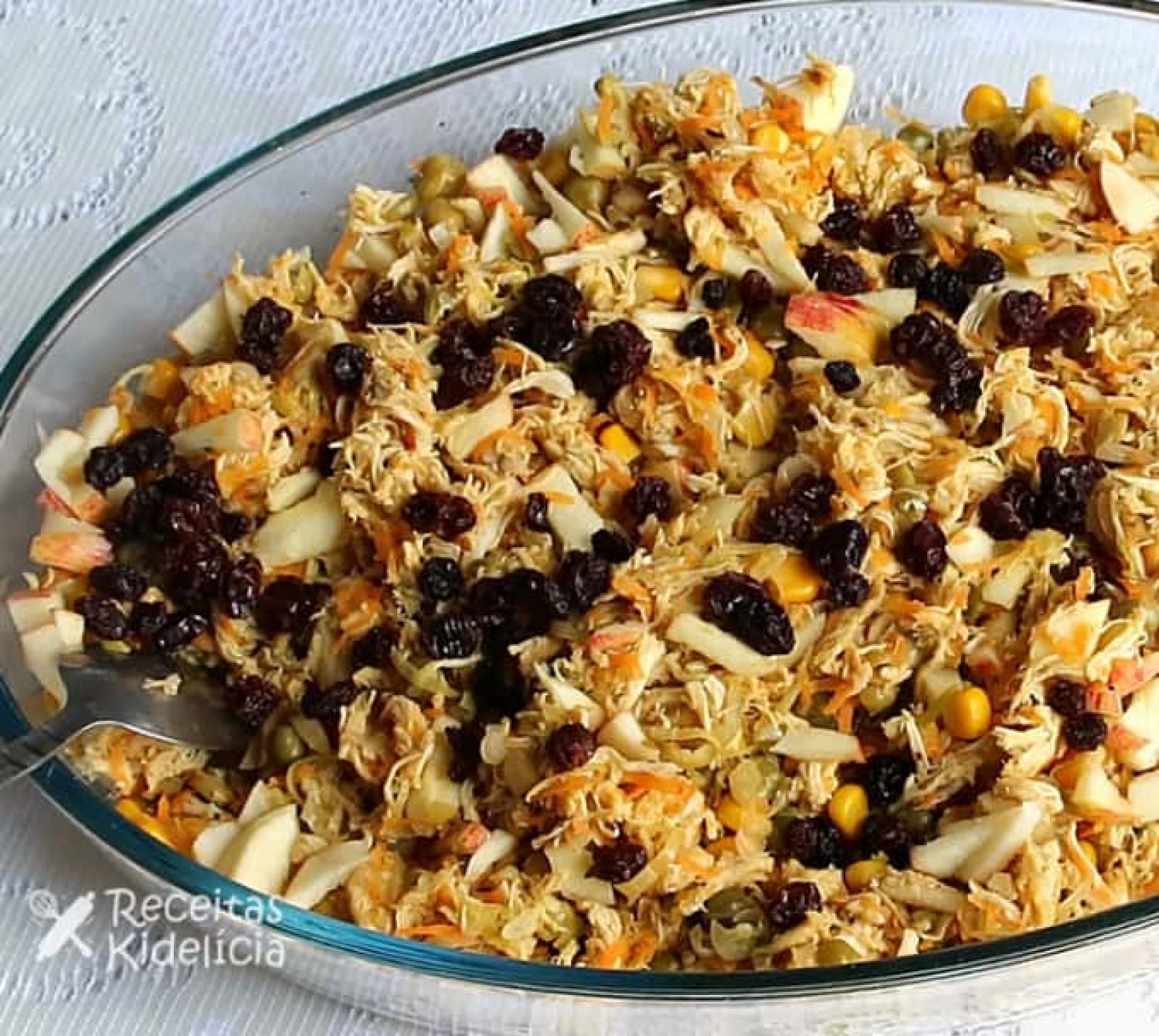 Salpicão de Frango Simples - Receitas Kidelícia