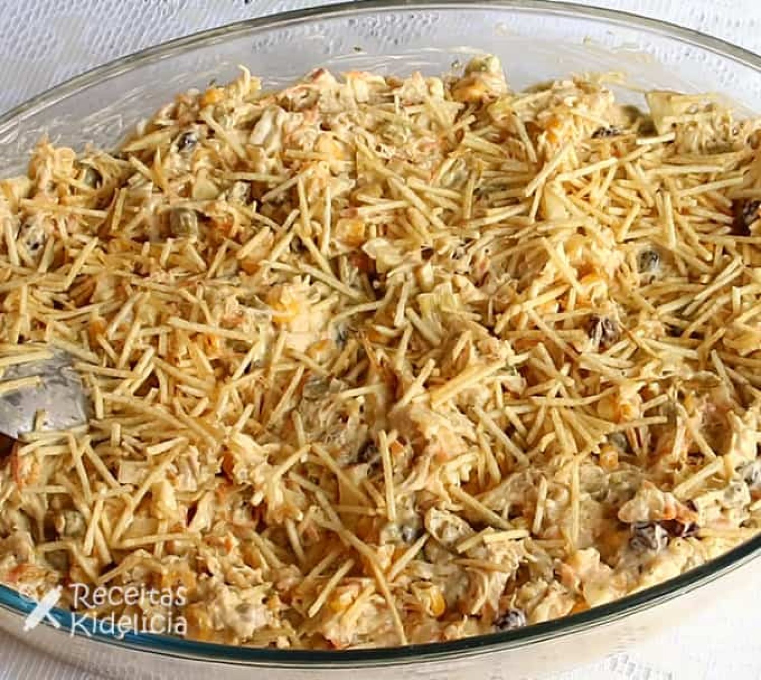 Salpicão de Frango Simples - Receitas Kidelícia